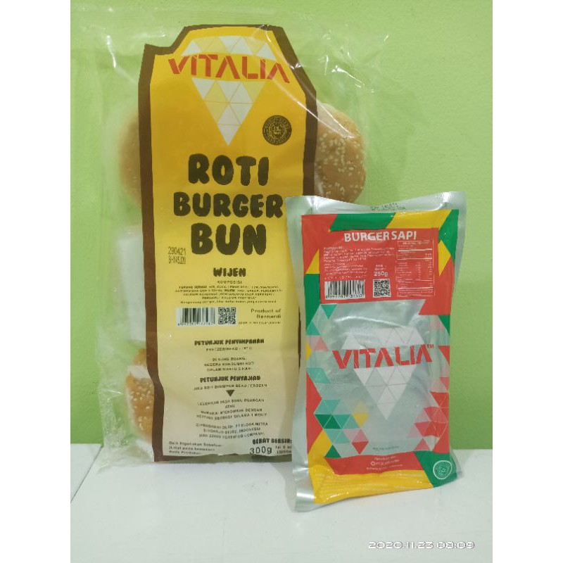 Jual Paket roti burger vitalia dan beef burger vitalia | Shopee Indonesia Jual Paket roti burger vitalia dan beef burger vitalia | Shopee Indonesia