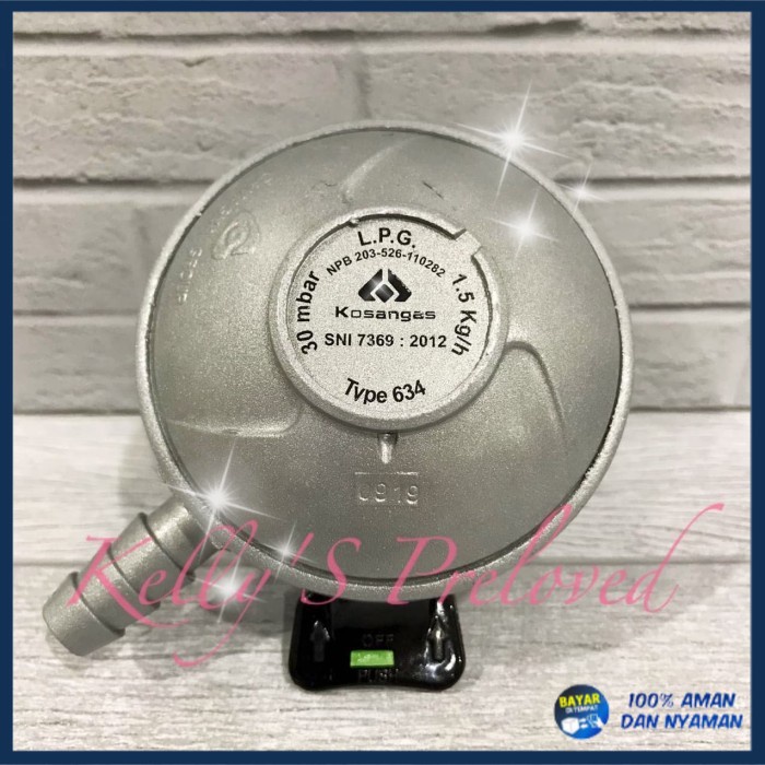 Jual REGULATOR GAS KOSANGAS QUICK-ON 634, ORIGINAL !!! MADE IN EROPA ...