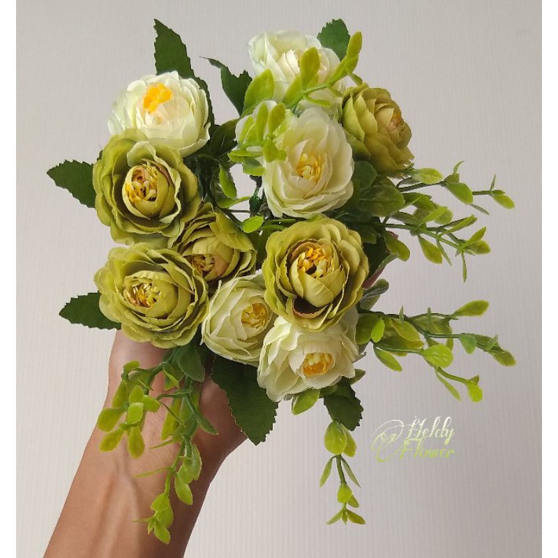 Jual Bunga Tea Rose Artificial (Size: mini) | Shopee Indonesia