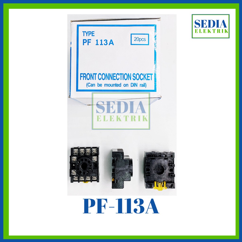 Jual SOCKET RELAY SOCKET TIMER PF-113A PF113A UNTUK MK3P MKS3P H3CR AT11N | Shopee Indonesia