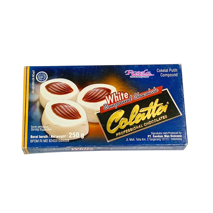 Jual Colatta White Compound 250 g - Coklat Putih Compound Collata ...