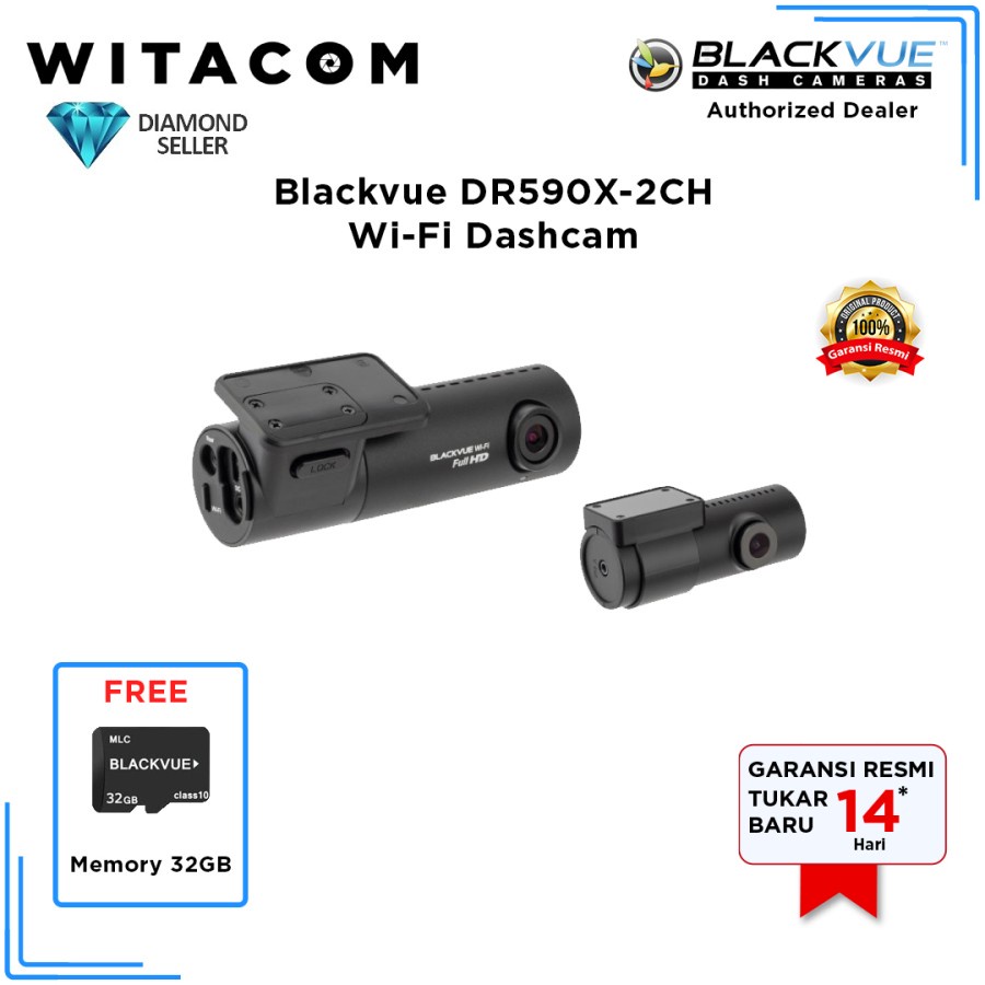 Jual Blackvue DR590X-2CH Dual Full HD Wi-Fi Dash cam - Garansi Resmi | Shopee Indonesia
