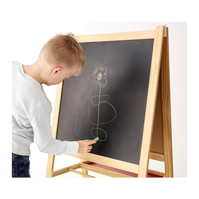 Jual Papan Tulis Berdiri Hitam Dan Putih Blackboard Whiteboard IKEA ...