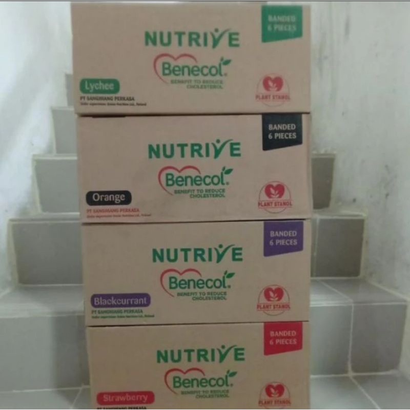 Jual MEDANKOTA - Nutrive Benecol,Nutrive Fibershot Kartonan(isi 6 pack ...