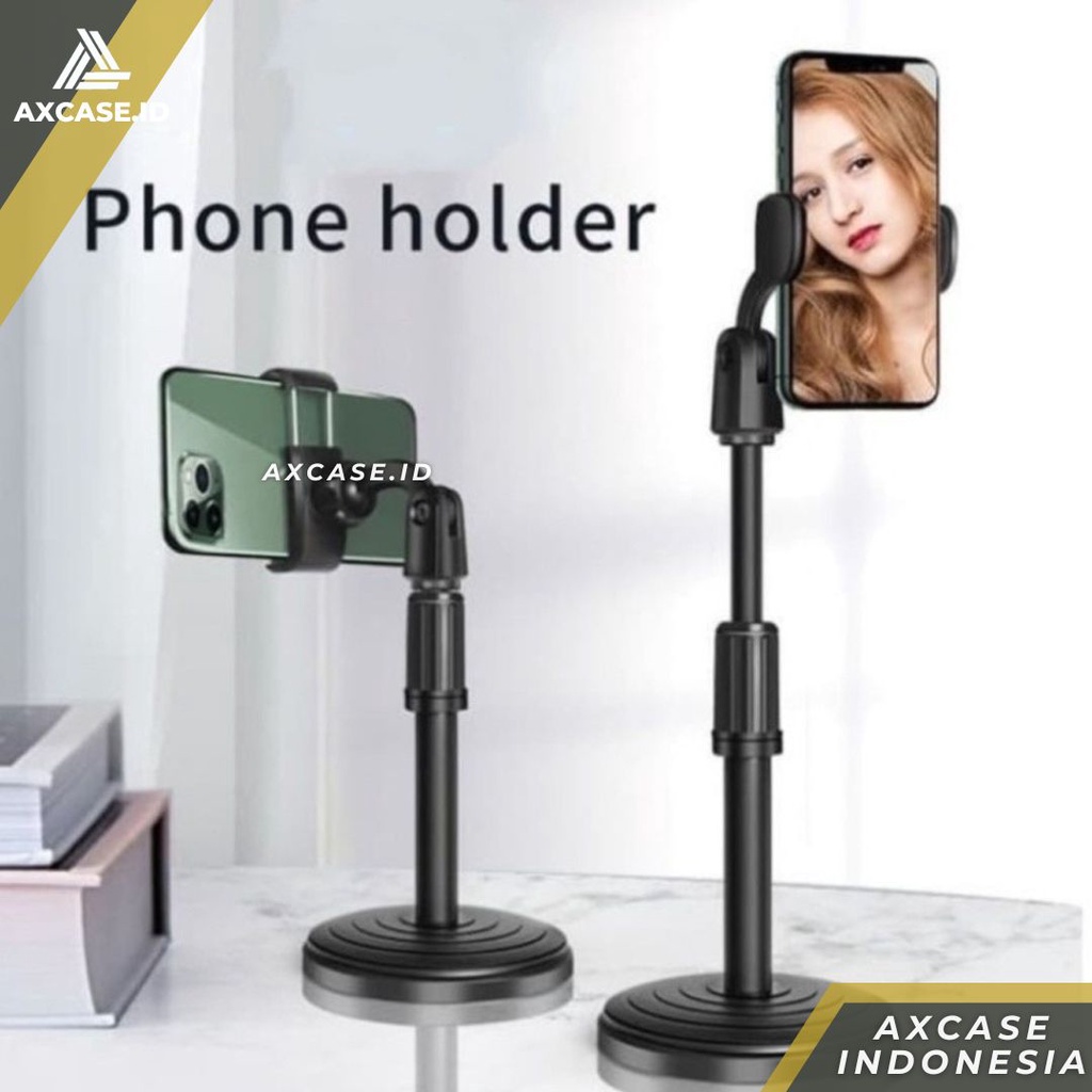 Jual Stand Holder Hp Meja Adjustable Tripod Penyangga Handphone Meja ...