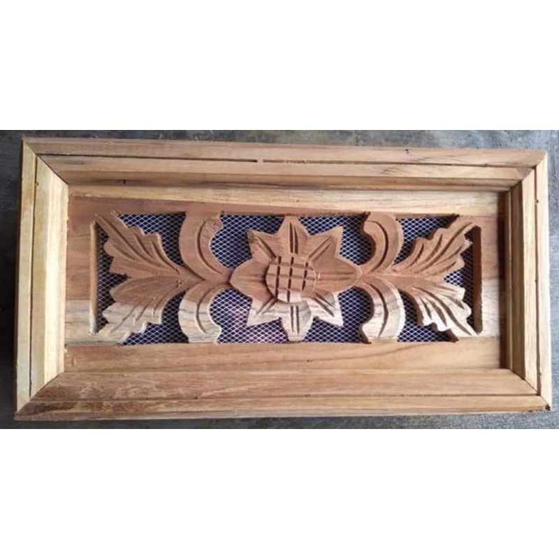 Jual Loster / Roster kayu angin angin ventilasi kayu jati | Shopee ...