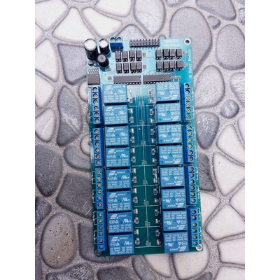 Jual RELAY 5V RELAY 12V 16 CHANNEL OUTPUT 250VAC 30VDC 10A WITH ...