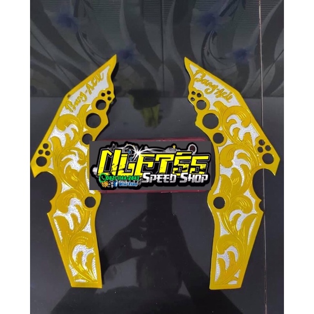 Jual pemanis rangka deltabox vixion new dan old ukir candy gold # ...