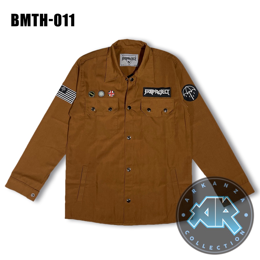 Jual JAKET SEMIPARKA BMTH PRIA - COWOK FUL BORDIR / PATCH / EMBLEM ...