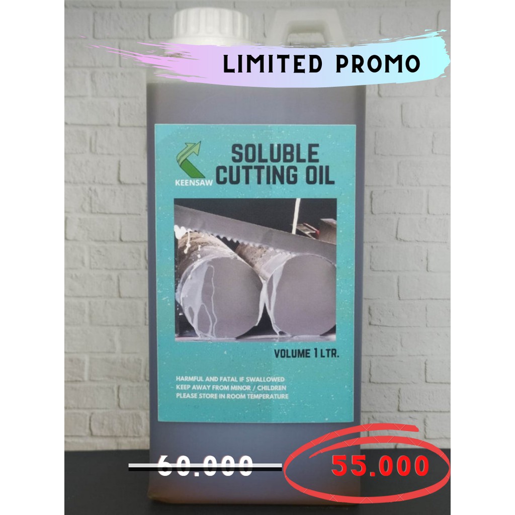 Jual Cutting Oil Oli Bromus Cutting Fluid Bubut grinding milling ...