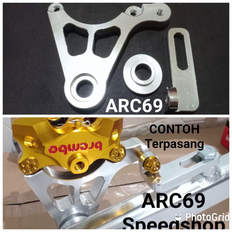 Jual BREKET KALIPER 2PISTON BREKET CAKRAM BELAKANG VIXION NEW -R15 V2- MX KING | Shopee Indonesia