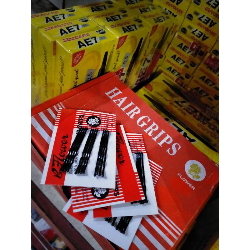 Jual JEPIT RAMBUT HITAM BESI SEDANG ISI BANYAK, PER BOX | Shopee Indonesia
