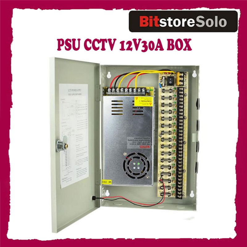 Jual Power Supply PSU CCTV 12V 30a Box | Shopee Indonesia