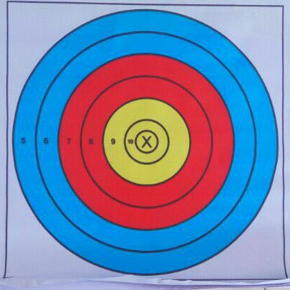 Jual Target Panahan Diameter 48 cm Target Face Standar Nasional untuk ...