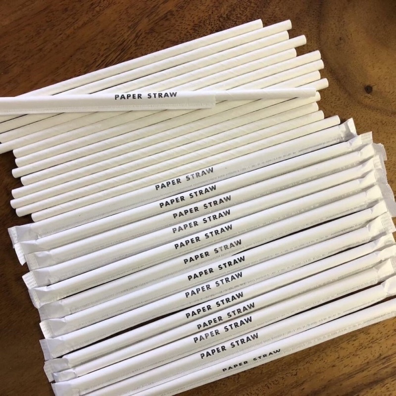 Jual Paper Straw Sedotan Kertas Steril Food Grade Higienis Non Toxic ...