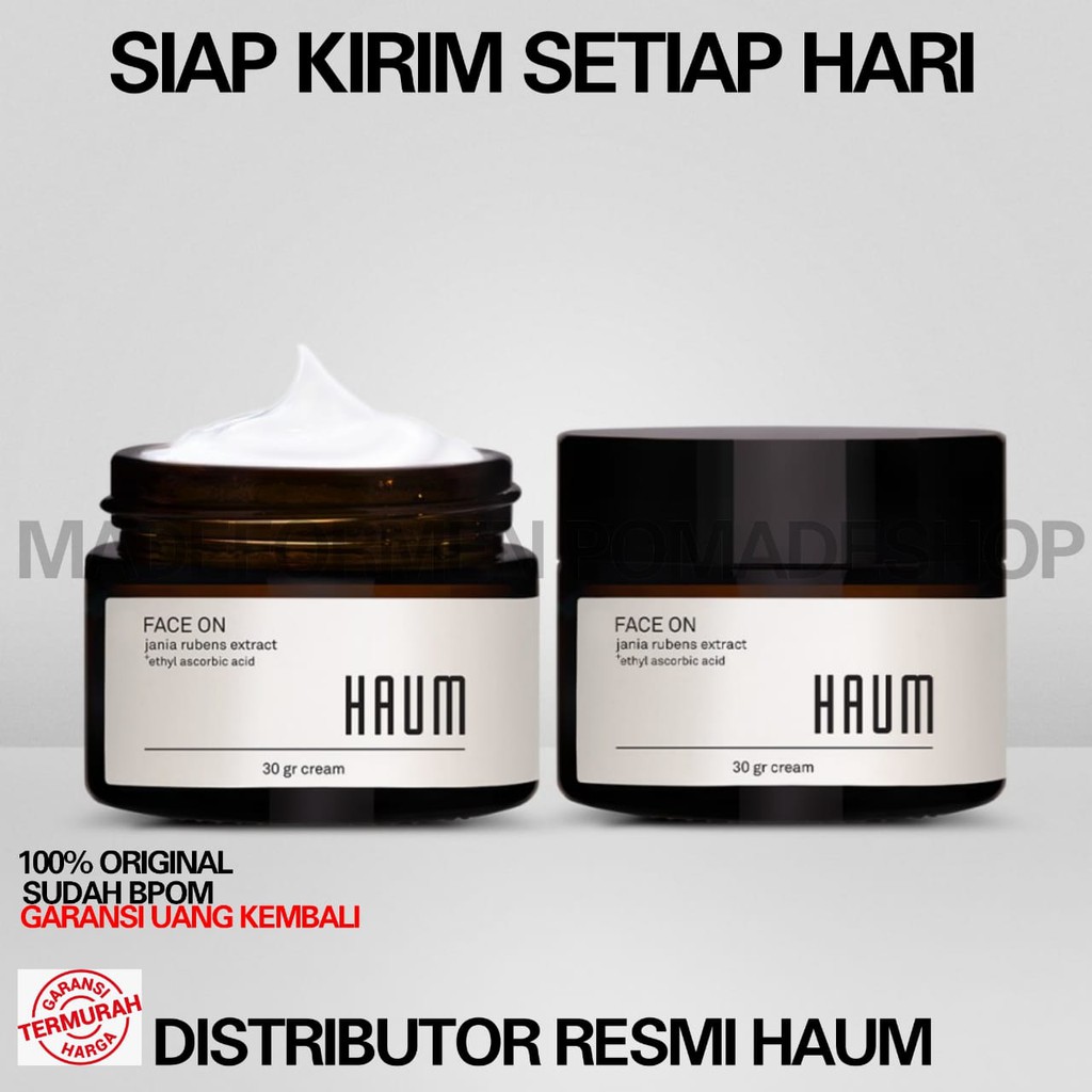 Jual HAUM FACE ON MOUISTURIZER 30 gr UKURAN BESAR | Shopee Indonesia
