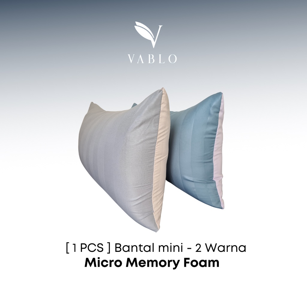 Jual Vablo bantal mini motif 50x30cm - two tone colour - memory foam ...