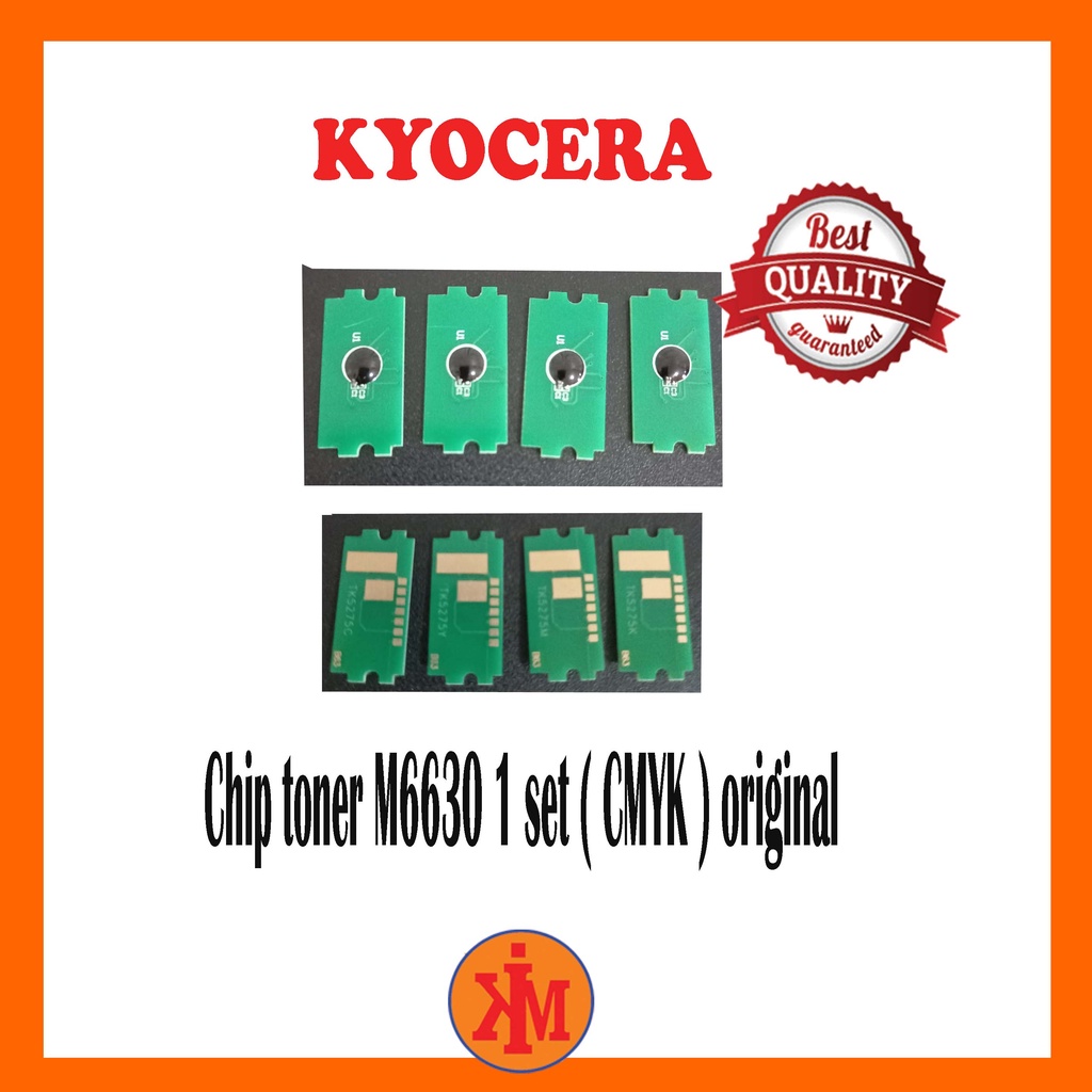 Jual Chip toner M6630 1 set ( CMYK ) original | Shopee Indonesia