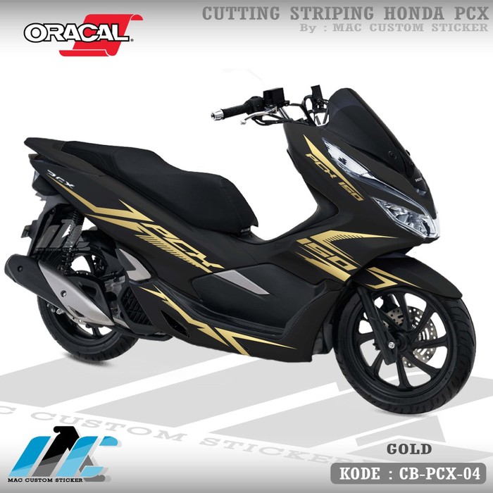 Jual STICKER PCX GOLD - STRIPING CUTTING PCX SEMUA WARNA - type 04 ...