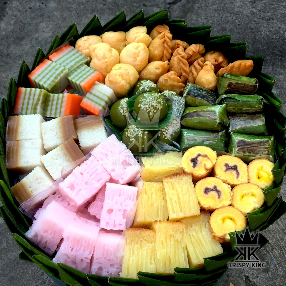 Jual Tumpeng Kue Basah Mini Tradisional Premium Selamatan Kenduri Ulang ...