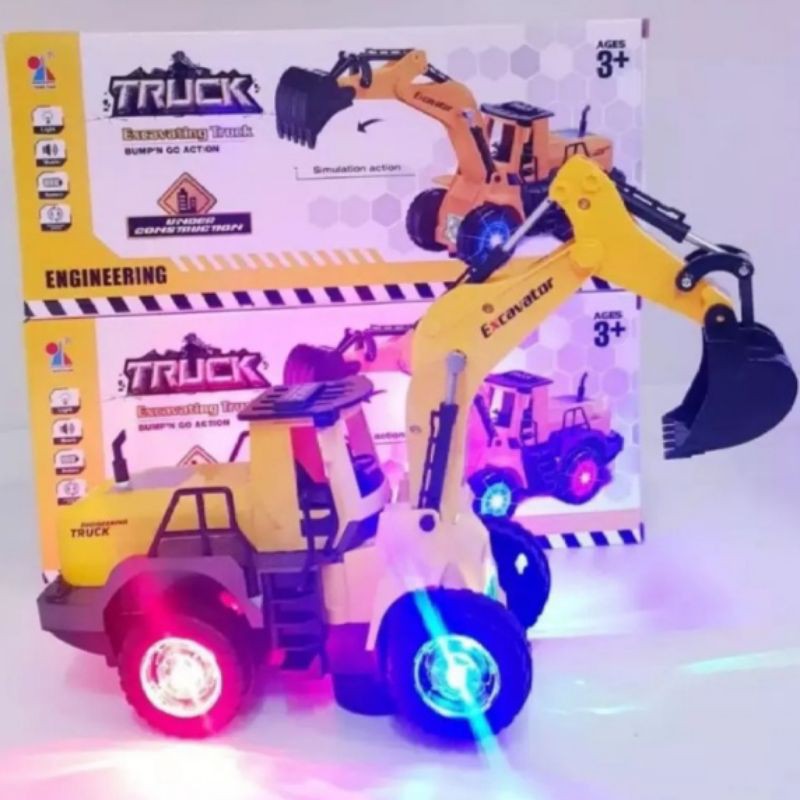 Jual Mainan Truck Beko Excavator Battery / Mainan Anak Beko Truck ...