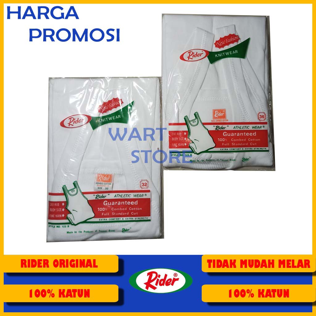Jual singlet rider r123b asli katun kaos dalem dewasa singlet pria ...