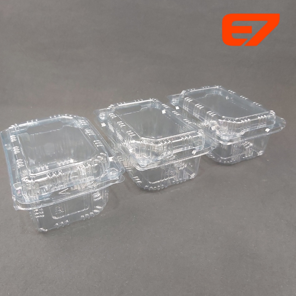 Jual Mika Box Stoberi Mika Lunch Box Kotak Plastik Makanan (500pcs/dus ...