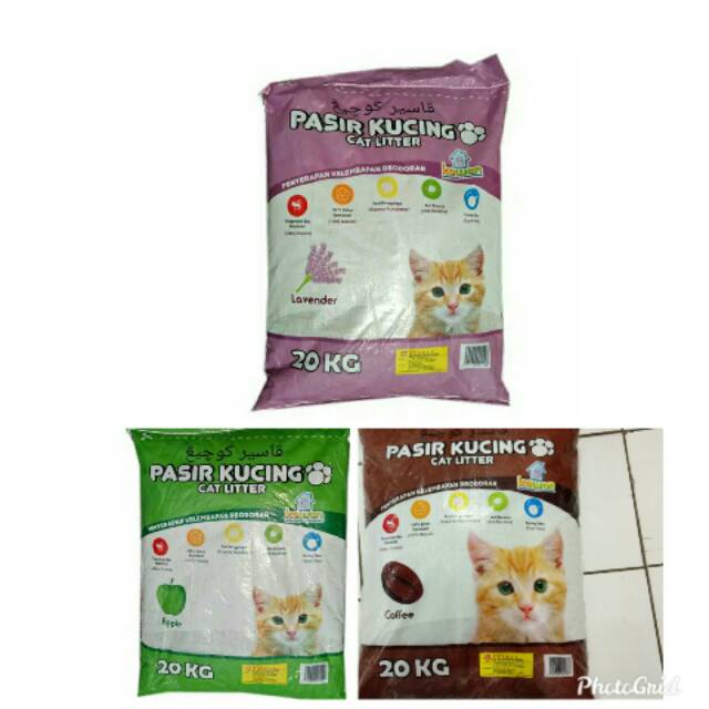 Jual Pasir kucing kawan 20kg/ cat litter kawan / pasir kawan/ pasir ...