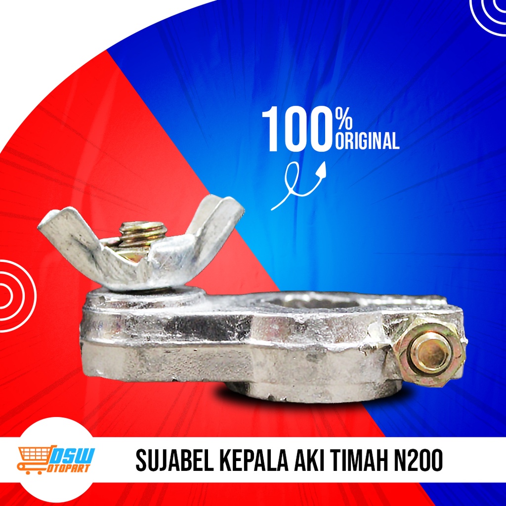 Jual SUJABEL KEPALA AKI TIMAH N200/N70 | Shopee Indonesia