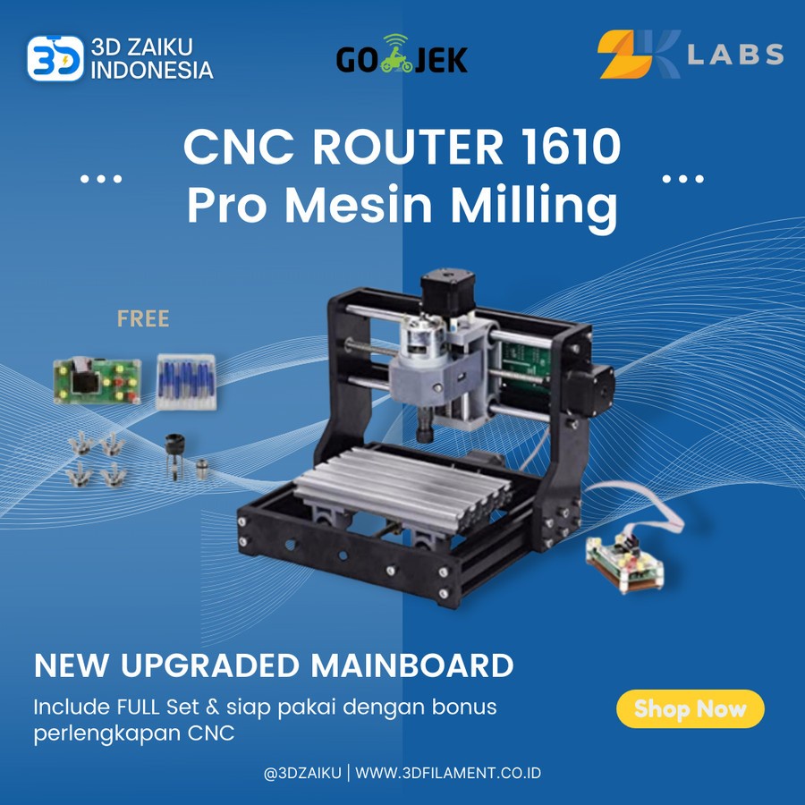 Jual CNC Router 1610 Mini Mesin CNC PCB Milling 160*100*45 mm with ...
