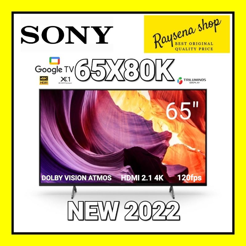 Jual SONY 65X80K 4K UHD HDR Smart Google LED TV 65 Inch KD-65X80K ...