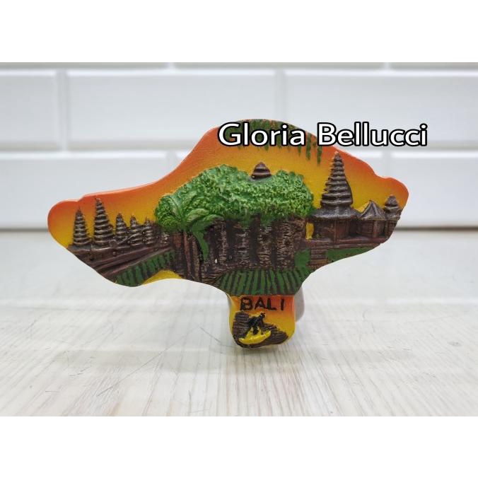 Jual souvenir tempelan magnet kulkas bali pura negara indonesia ...