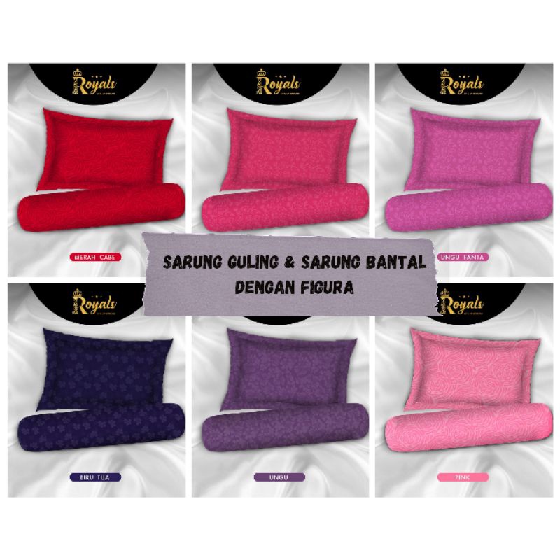 Jual Sarung Bantal (Berpigura) dan Sarung Guling Polos Jacquard (20 ...