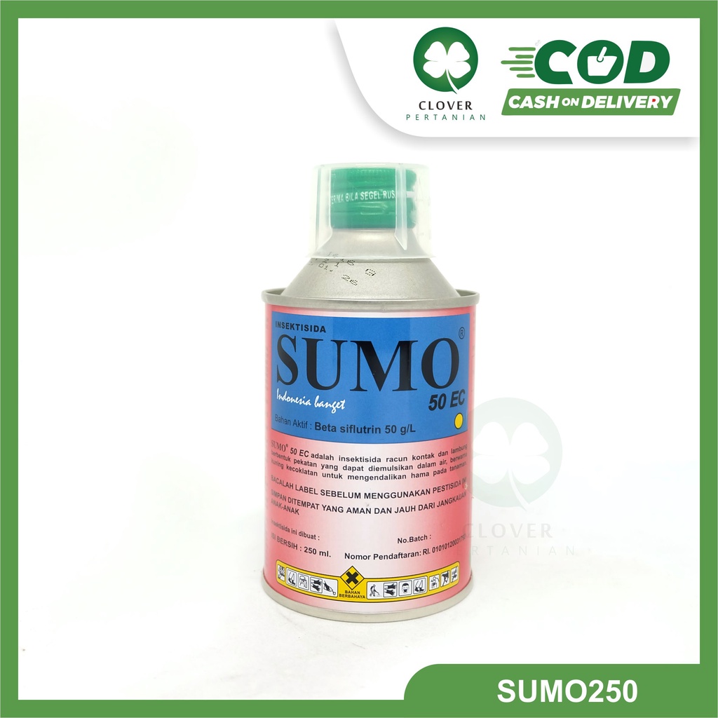 Jual INSEKTISIDA SUMO 50 EC KEMASAN 250 ML & 80 ML RACUN PEMBASMI ULAT ...