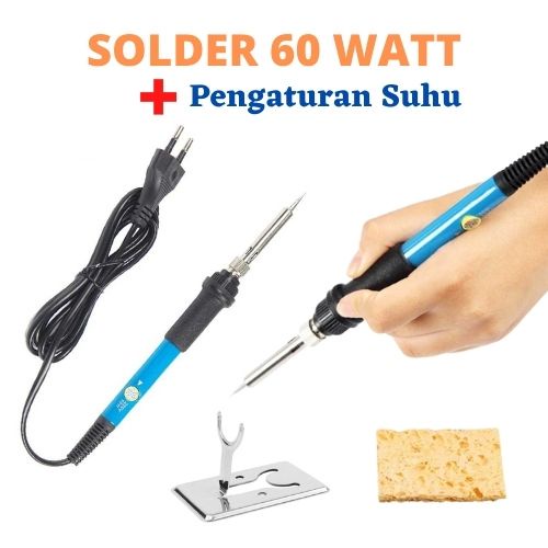 Jual Solder Listrik 60 Watt Dengan Tombol Pengatur Suhu Alat Soldier Listrik Servis Hp Tempat ...