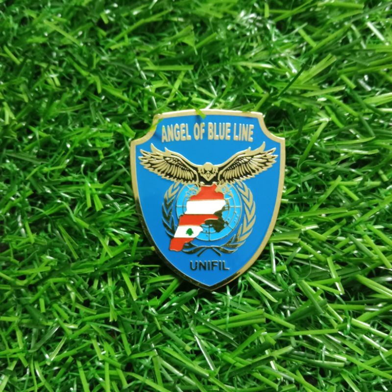Jual BREVET ANGEL BLUE LINE UNIFIL (Bahan kuningan) | Shopee Indonesia