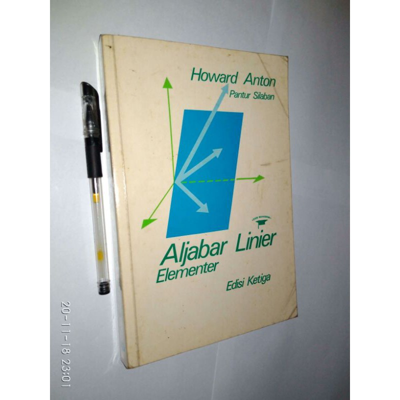 Jual ORIGINAL - Aljabar Linear Elementer (Edisi Ketiga) - Howard Anton ...