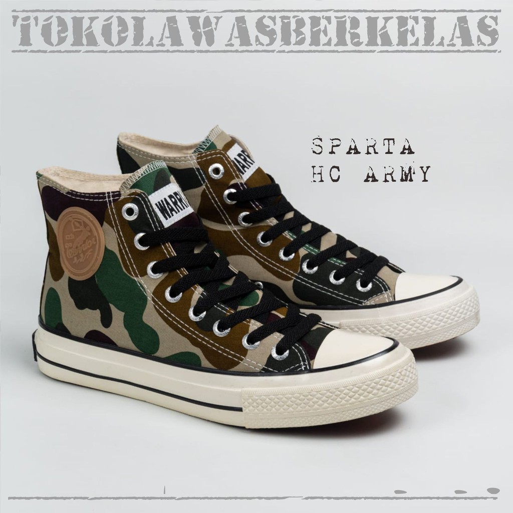 Jual SEPATU WARRIOR SPARTA ARMY CAMO LC dan HC - Warrior Army Loreng ...