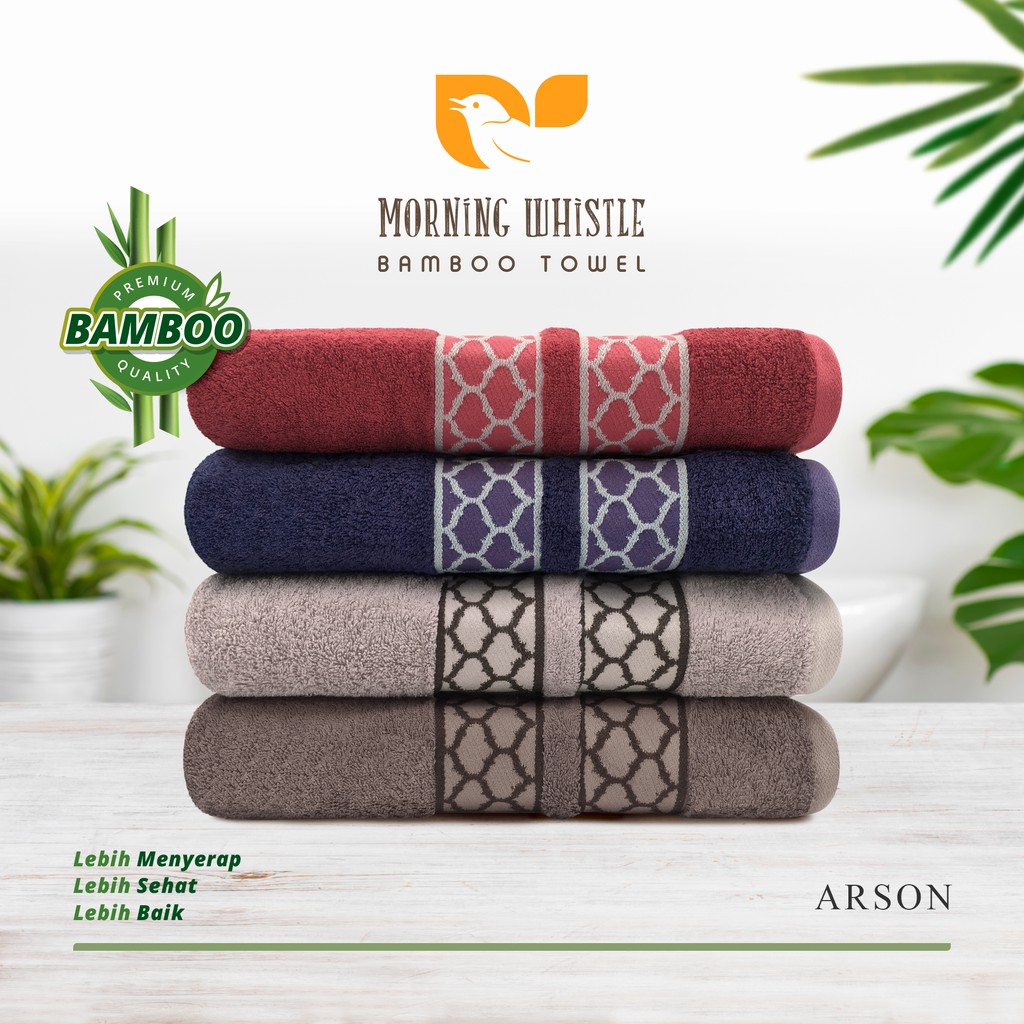 Jual Handuk Terry Palmer Bambu Morning Whistle Bamboo ARSON / Handuk ...
