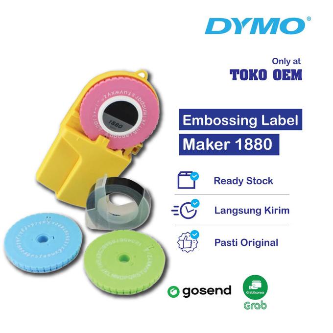 Jual DYMO EMBOSSING LABEL MAKER 1880 | Shopee Indonesia