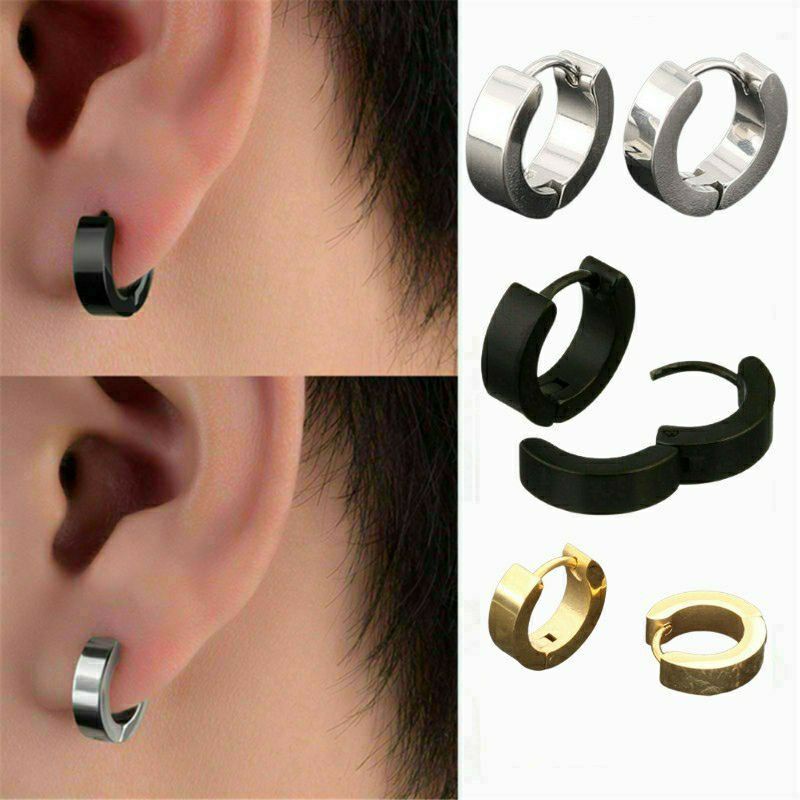 Jual anting tindik titanium cowok | Shopee Indonesia