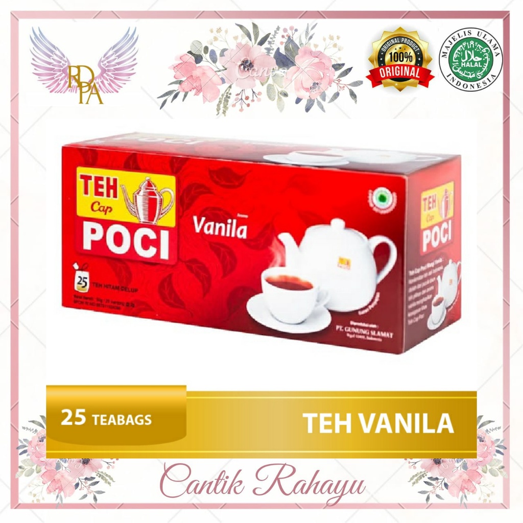 Jual Teh Poci Vanilla 25 s. Teh Poci Vanila Kotak Box isi 25s | Shopee ...