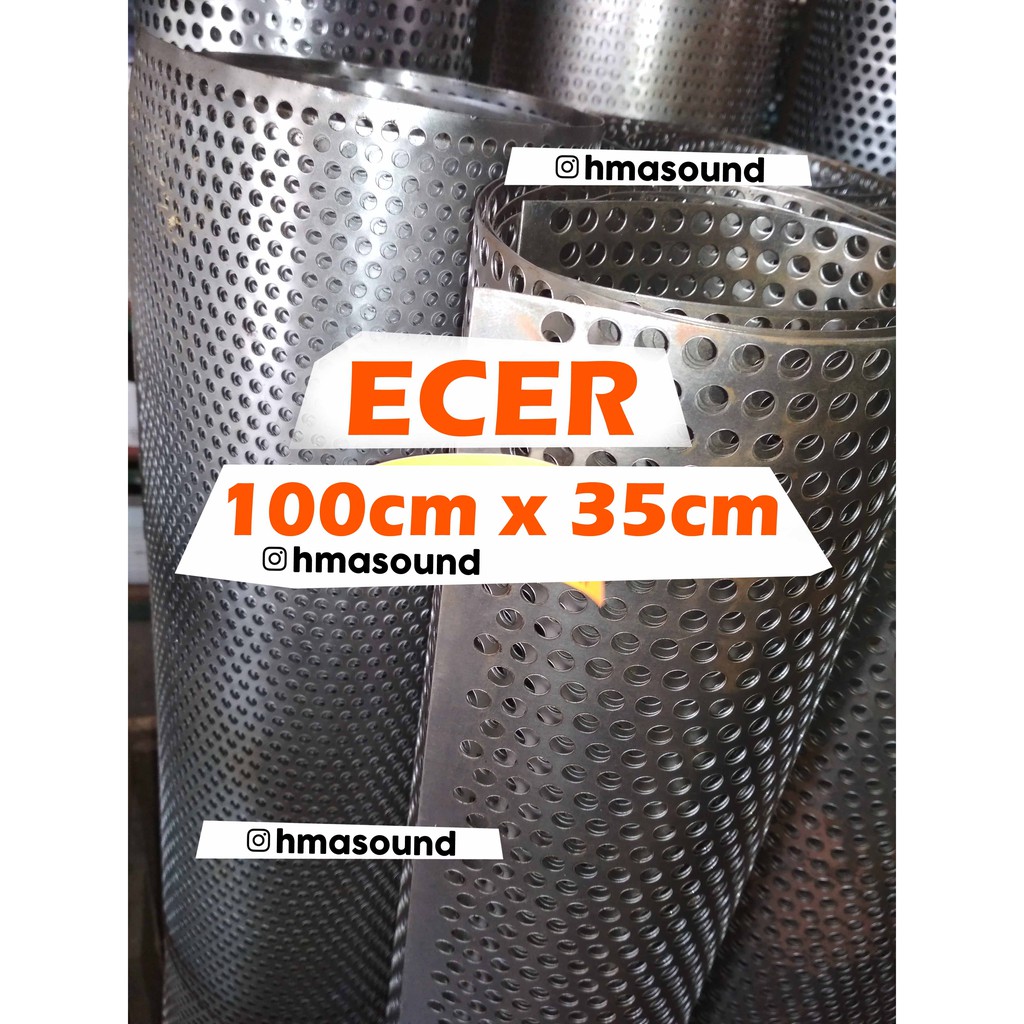 Jual 100 x 35 Ram Besi Grill Besi Speaker Sound System Ecer | Shopee ...