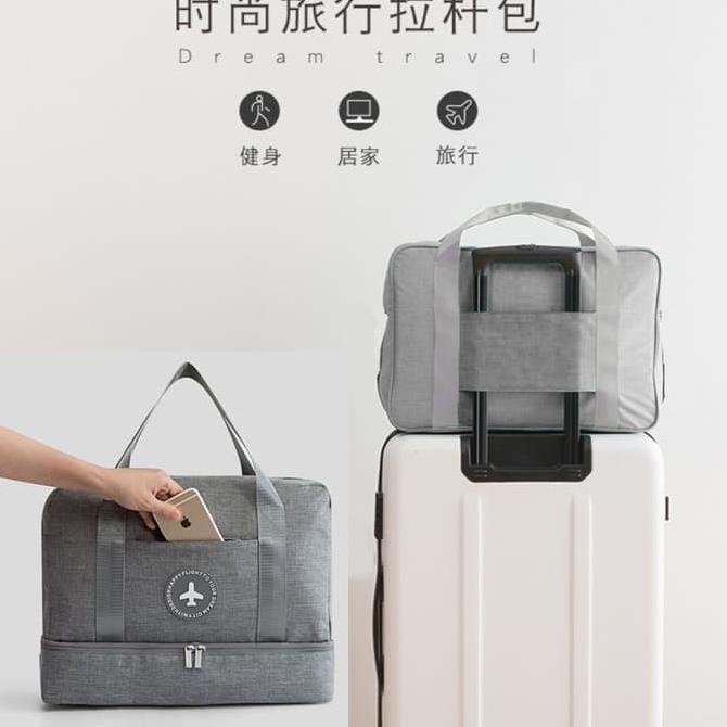 Jual Travel Bag Korean Denim | Shopee Indonesia