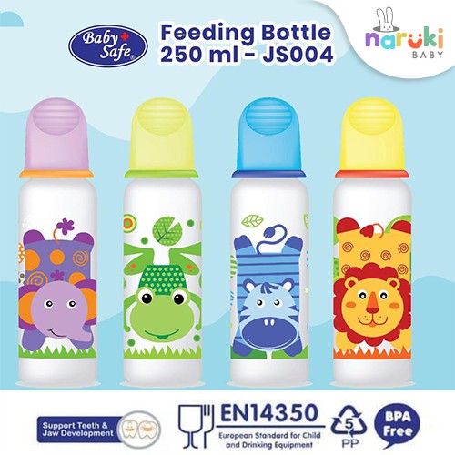 Jual Baby Safe Botol Susu Karakter Babysafe Feeding Bottle 250 ml JS004 ...