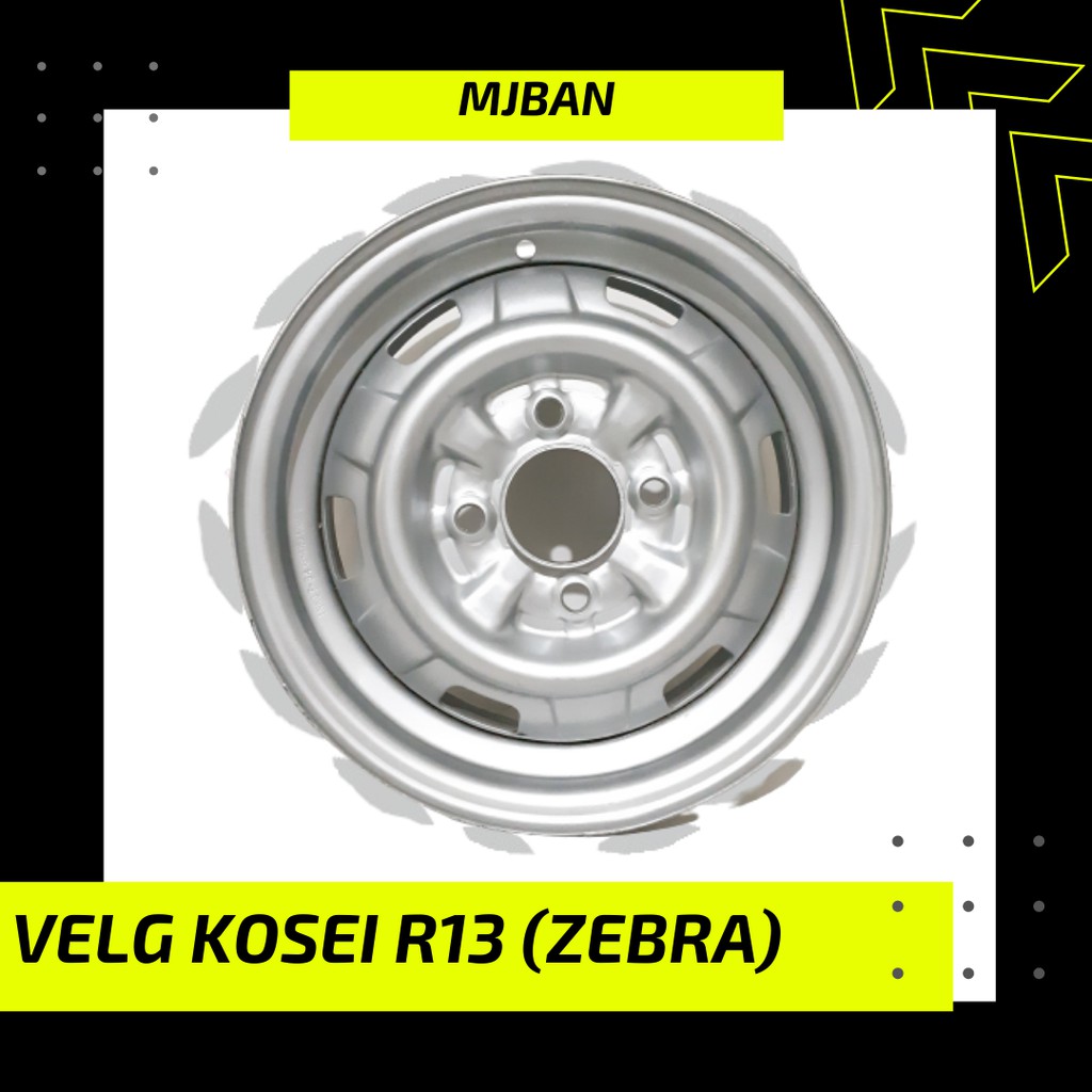 Jual VELG KOSEI T-120, ZEBRA R13 (VELG KALENG,LUBANG 4) | Shopee Indonesia