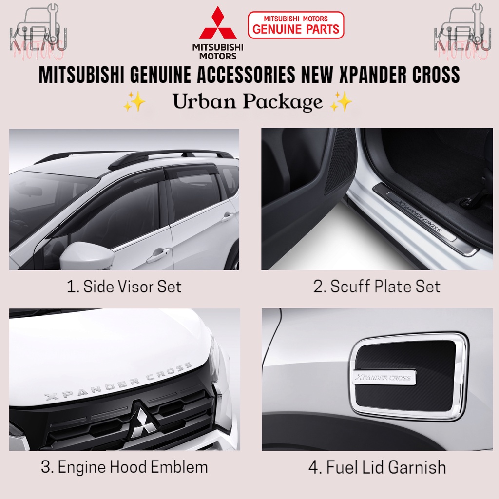 Jual Paket Urban Aksesoris Mitsubishi New Xpander Cross / Urban Package ...