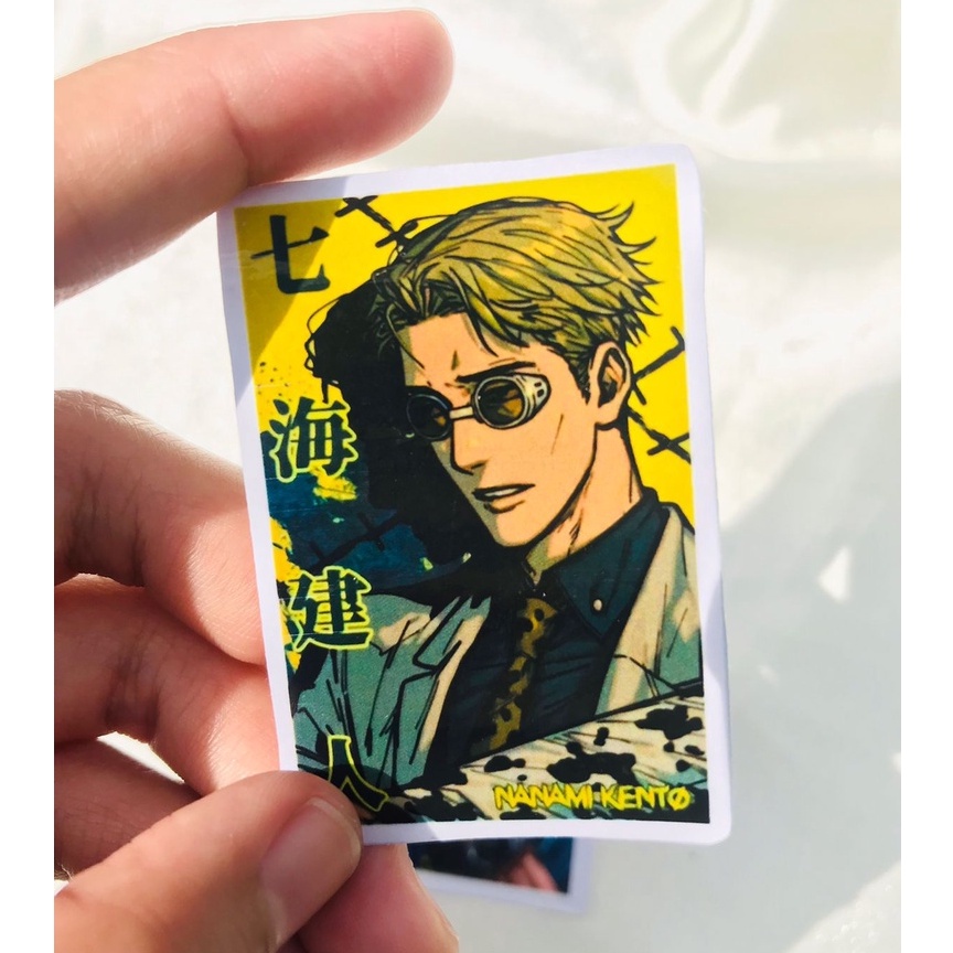 Jual Stiker Nanami Kento Jujutsu Kaisen Anime Character Sticker ...