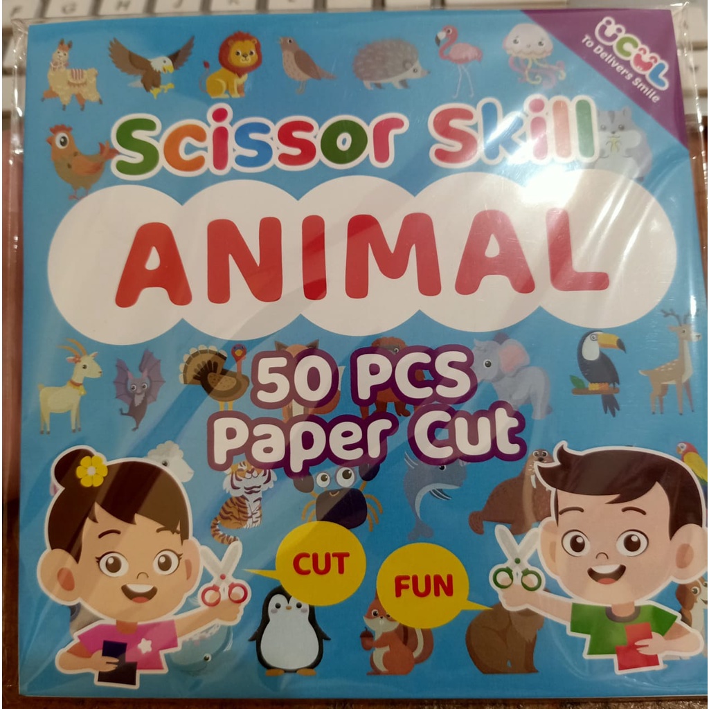 Jual Scissor Skill isi 50 gambar/ Menggunting Kertas / Mainan DIY ...