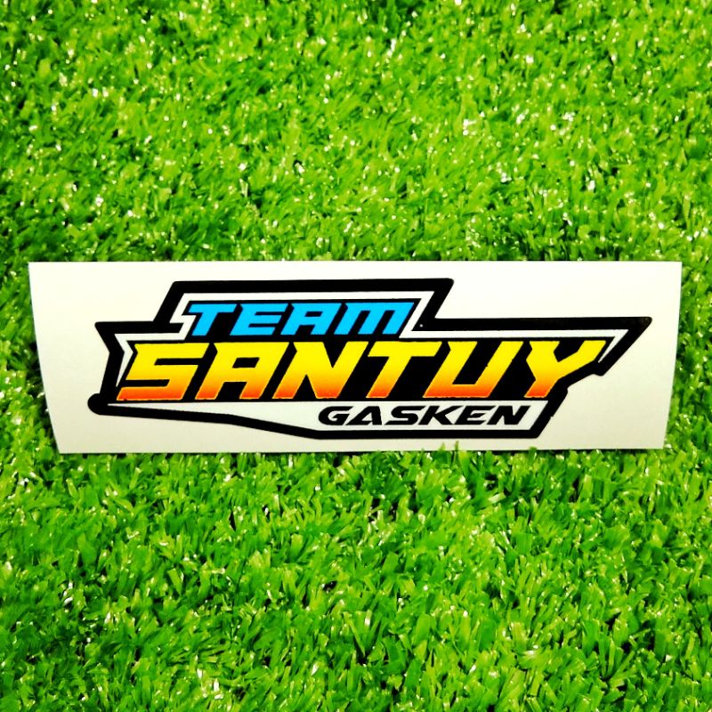 Jual stiker kata2 # sticker team santuy gasken | Shopee Indonesia